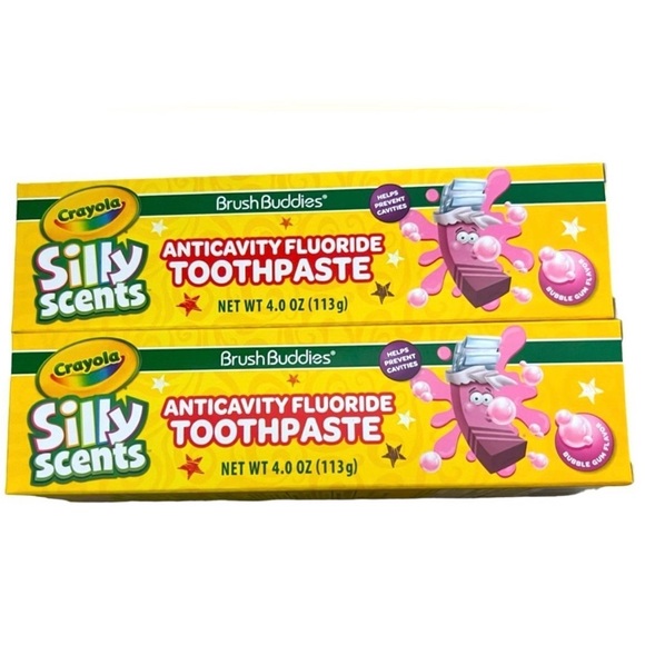 Crayola | Bath, Skin & Hair | 32 Crayola Bubblegum Toothpaste | Poshmark